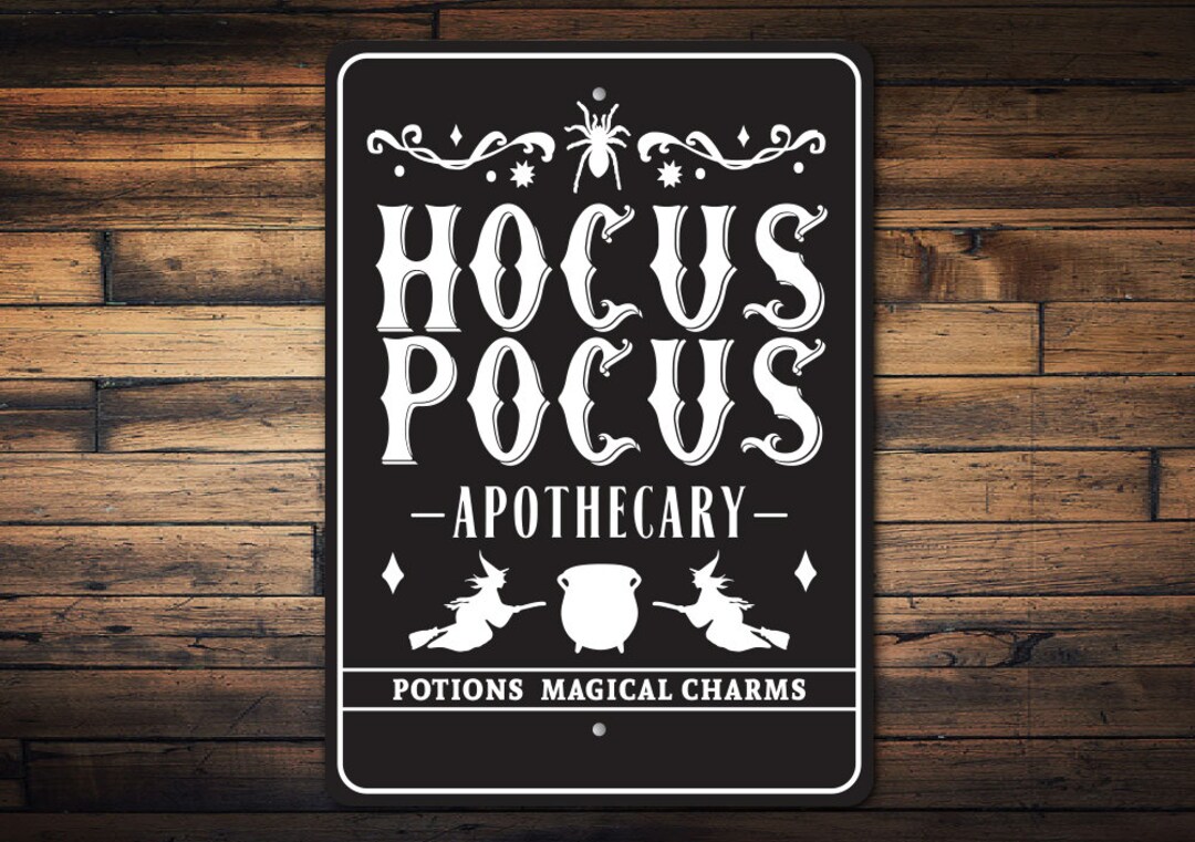 Witch Apothecary Sign, Witches Potions, Vintage Witch Sign, Sign for ...