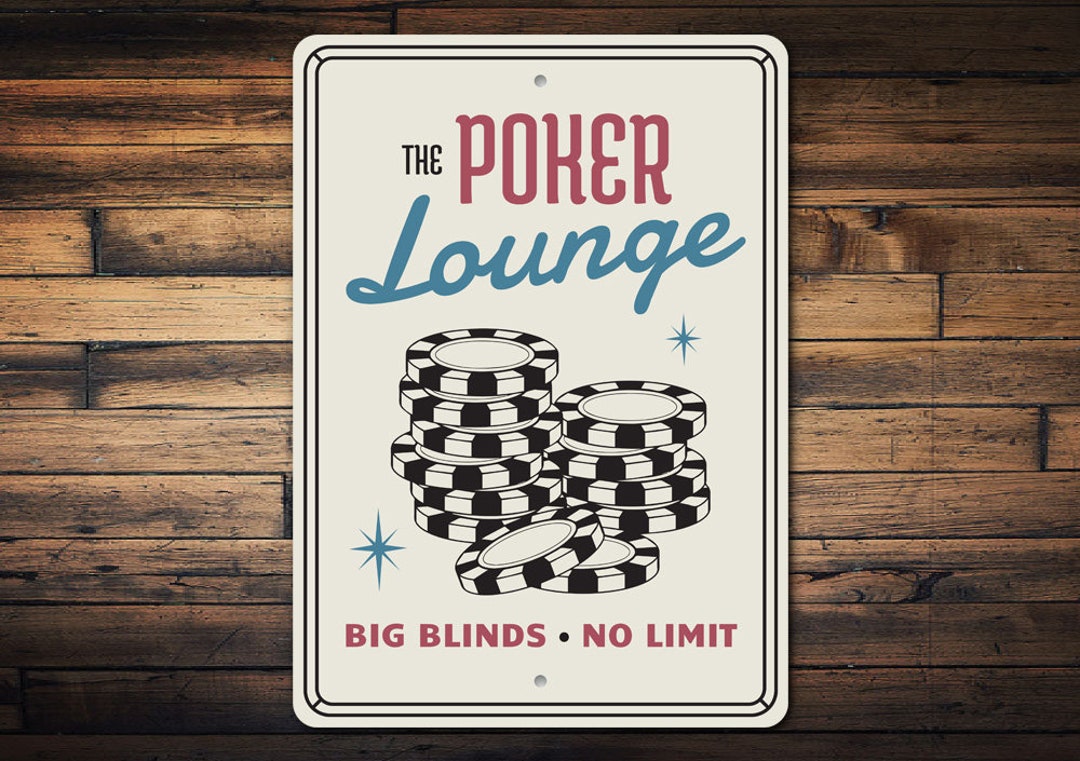 Poker Lounge Sign, Poker Lounge Decor, Gambling Lover Decor, Poker Gift ...