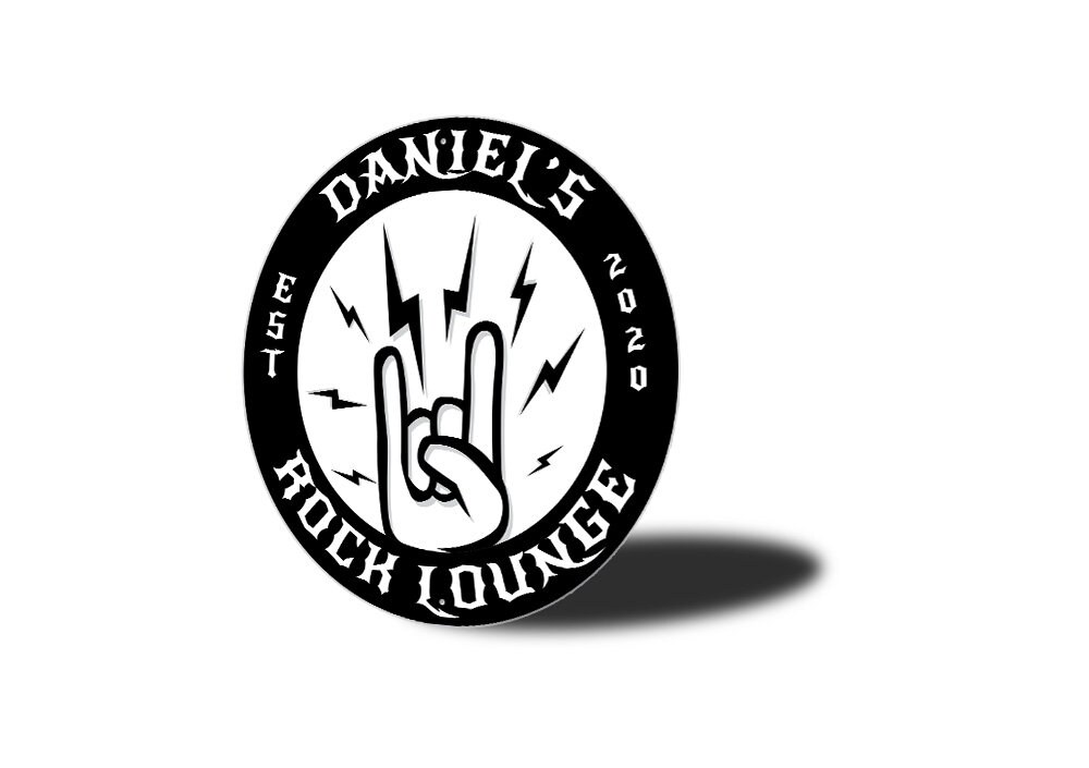 Rock Lounge Sign Rock Music Lounge Rock Music Sign Sign for - Etsy