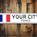 France Flag Sign, France Souvenir, France Gift, Country Souvenir, Metal ...