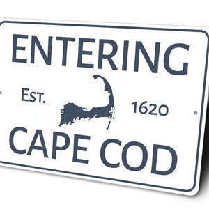 Entering Cape Cod, Cape Cod Sign, Cape Cod Gift Decor, Island Sign ...