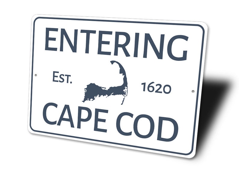Entering Cape Cod Cape Cod Sign Cape Cod Gift Decor Island | Etsy