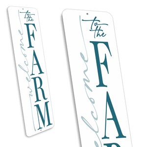 Welcome to the Farm Sign, Farm Welcome Sign, Farm Welcome Decor ...