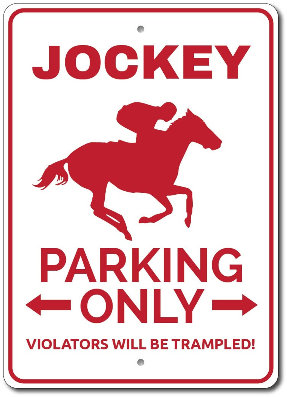 Jockey Parking Sign Jockey Gift Jockey Decor Jockey Sign - Etsy