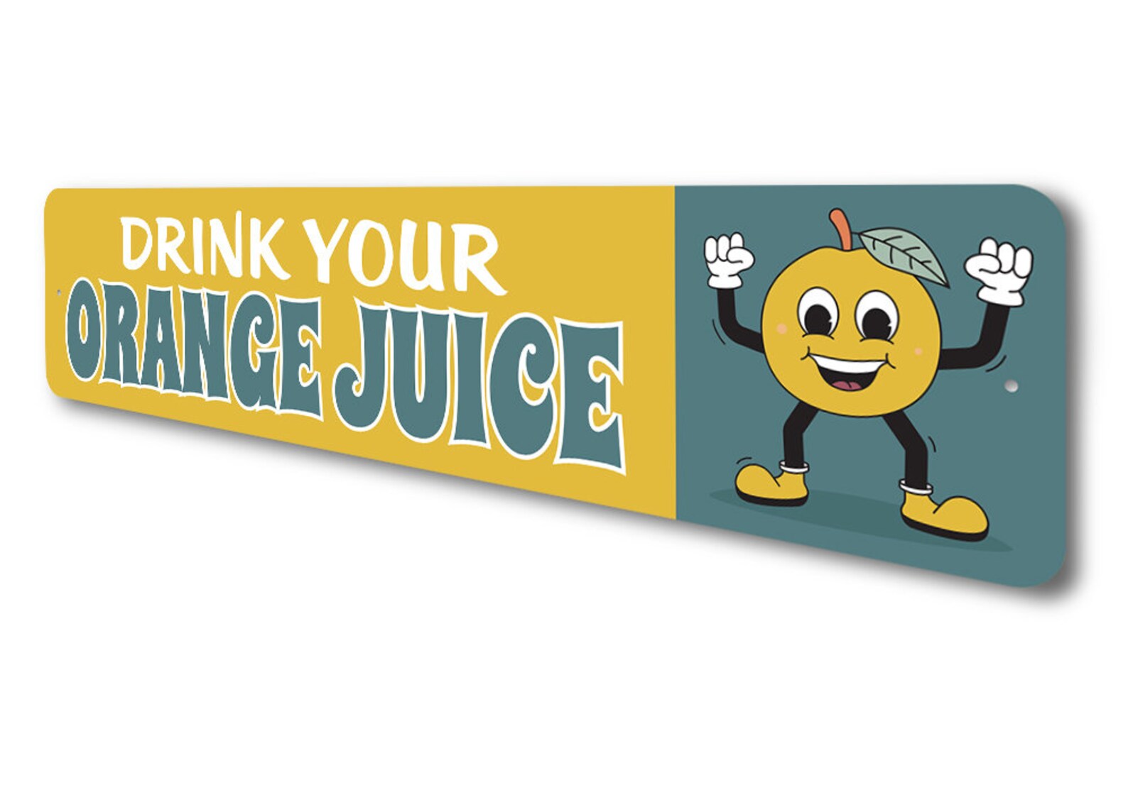 Drink Your Orange Juice Sign Funny Kitchen Gift Cute Kitchen - Etsy