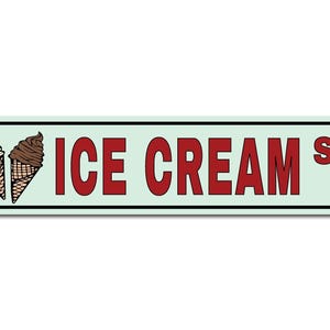 Ice Cream Shop, Sign for Ice Cream, Ice Cream Lovers, Decor for Ice ...