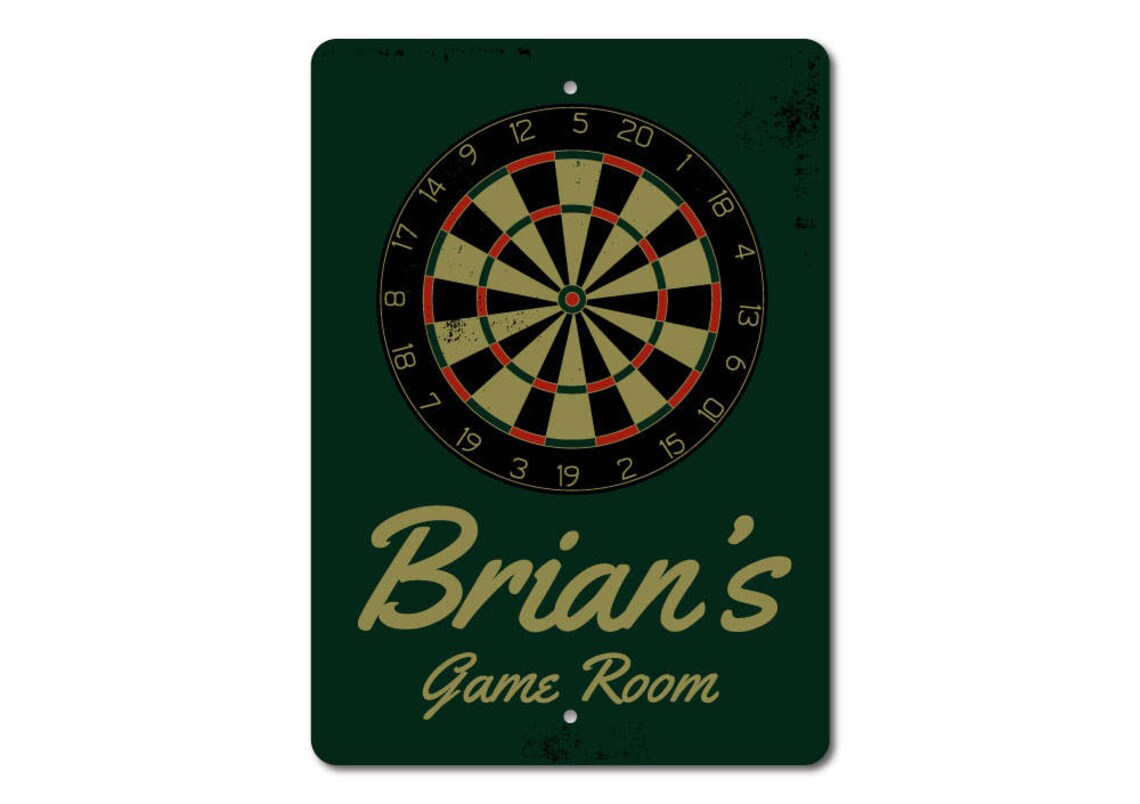 Dart Board Sign Dart Room Sign Dart Lover Gift Man Cave | Etsy