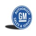 Authorized GM Sales & Service, GM Service Sign, Sales and Service ...