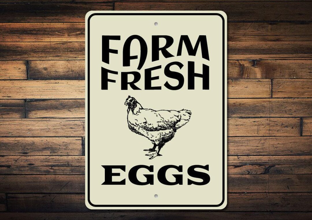 Egg Farm Sign, Farm Fresh Eggs Sign, Egg Lover Sign, Hen Decor, Hen ...