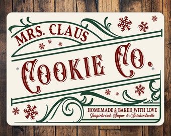 Mrs Claus Kitchen Sign - Etsy