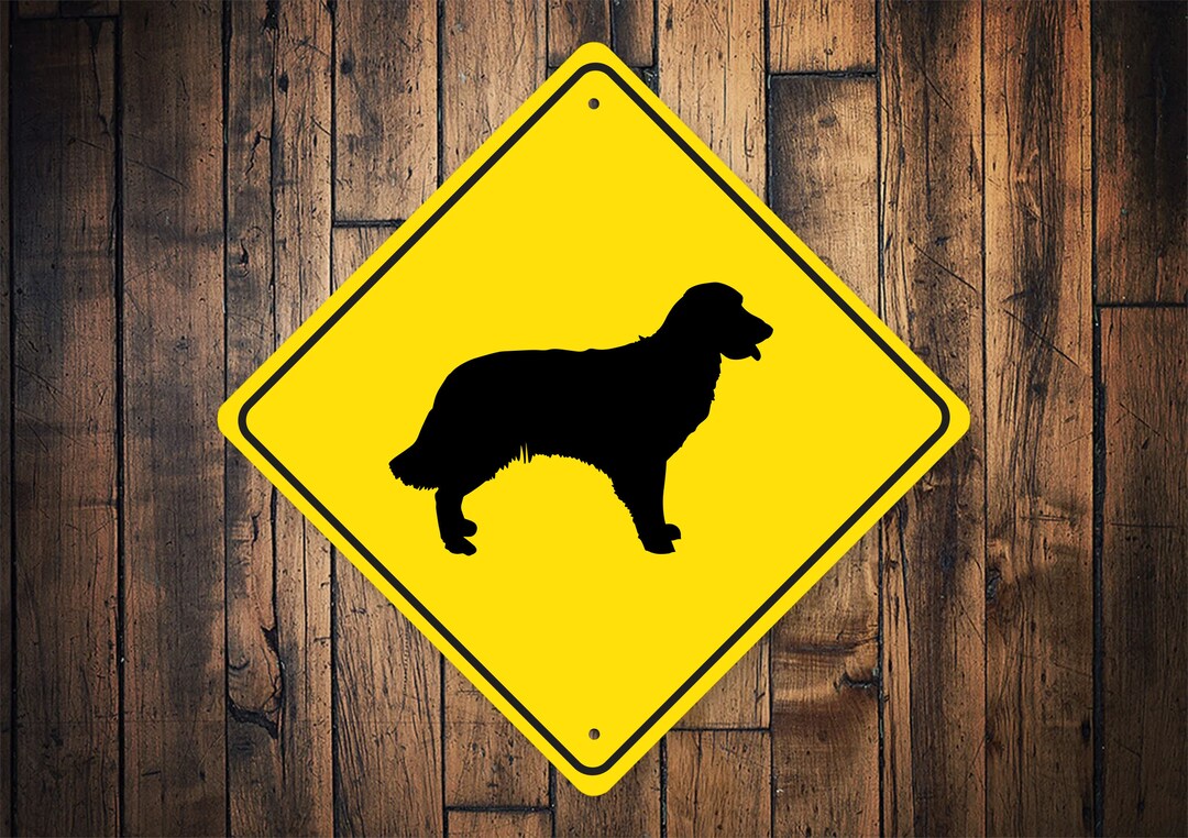 Golden Retriever Sign, Golden Retriever Crossing, Golden Retriever ...