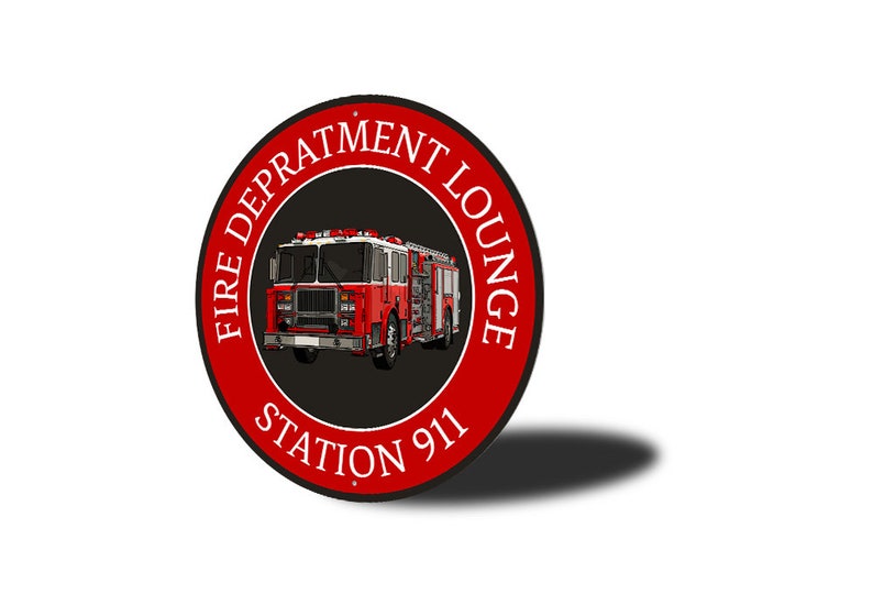 Custom Fire Station Sign Fire Department Gift Fire Fighter - Etsy