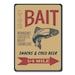 Live Bait Sign, Fishing Bait Sign, Bait Shop Decor, Bait Shop Sign ...