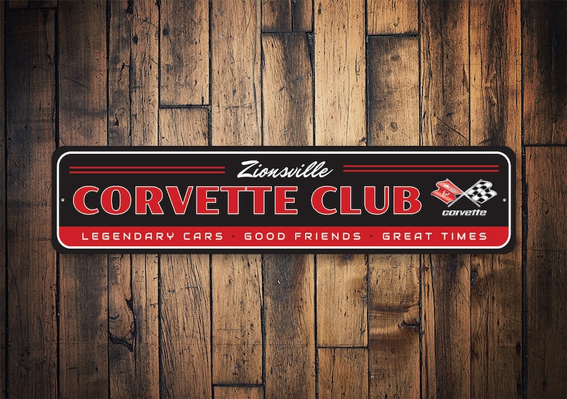 Corvette Club Sign, Corvette Club, Corvette Gang, Corvette Boys ...