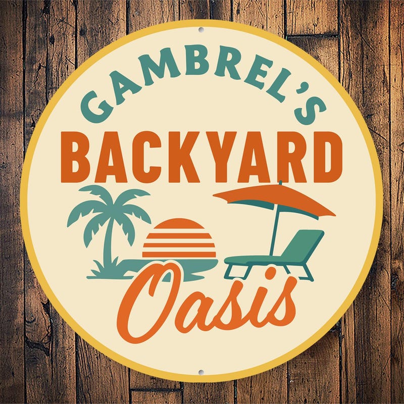 Oasis Sign - Etsy