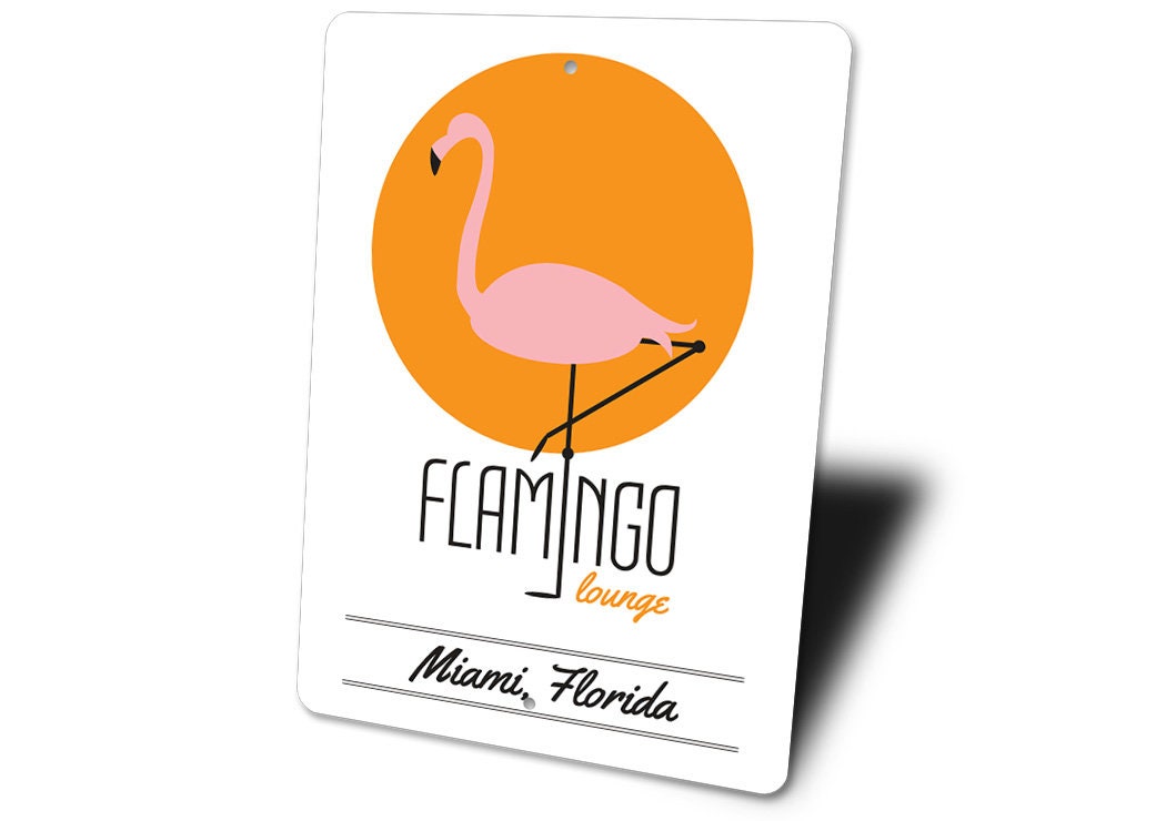 Custom Flamingo Lounge Sign Beach Bar Decor Florida Wall - Etsy