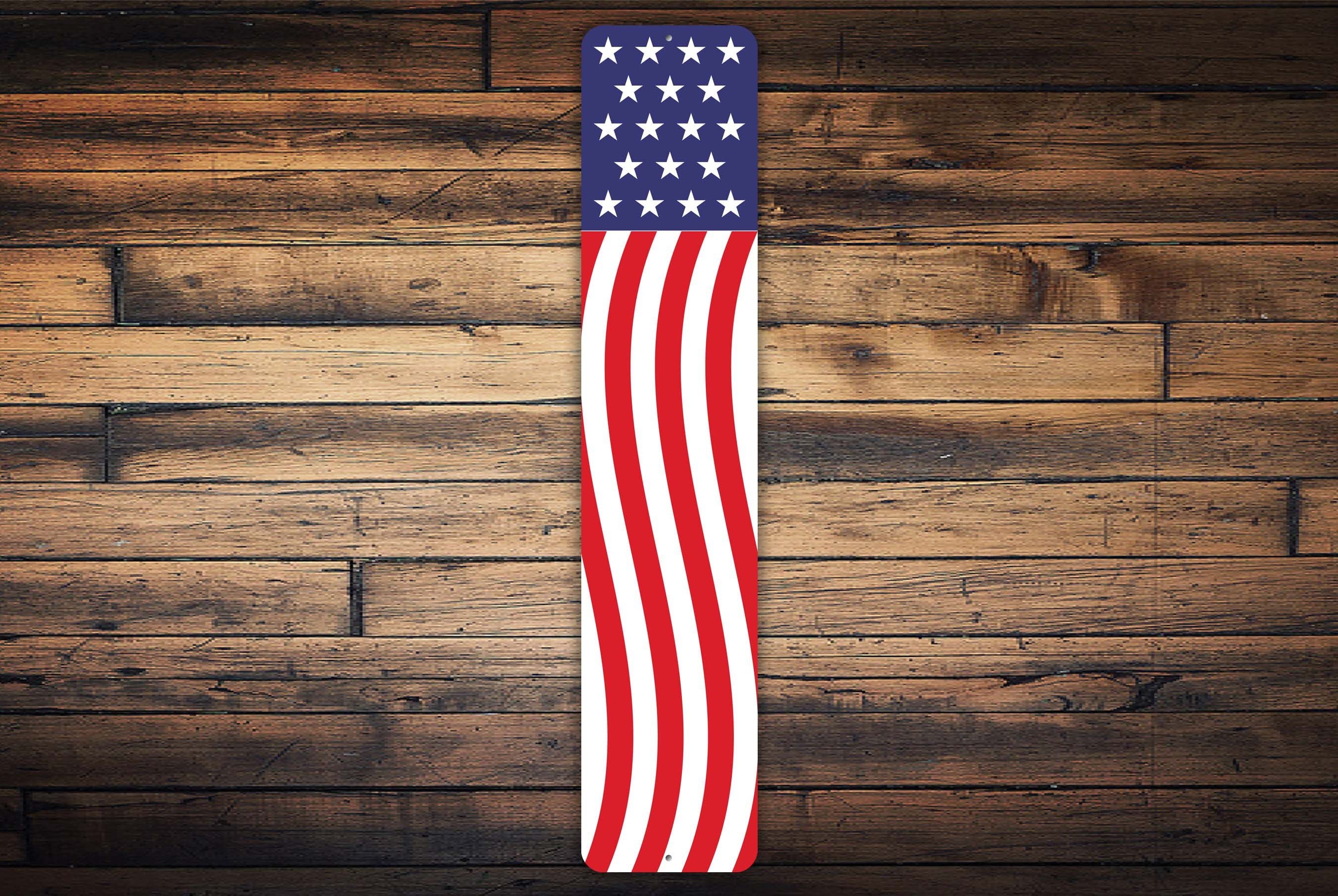 American Flag Curve Stripes USA Flag 4th of July Patriotic - Etsy