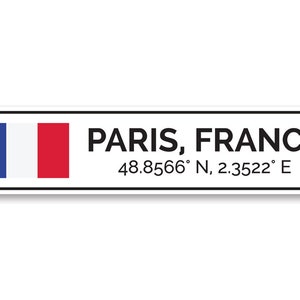 Paris France Sign, France Lovers Sign, French People Decor Sign ...