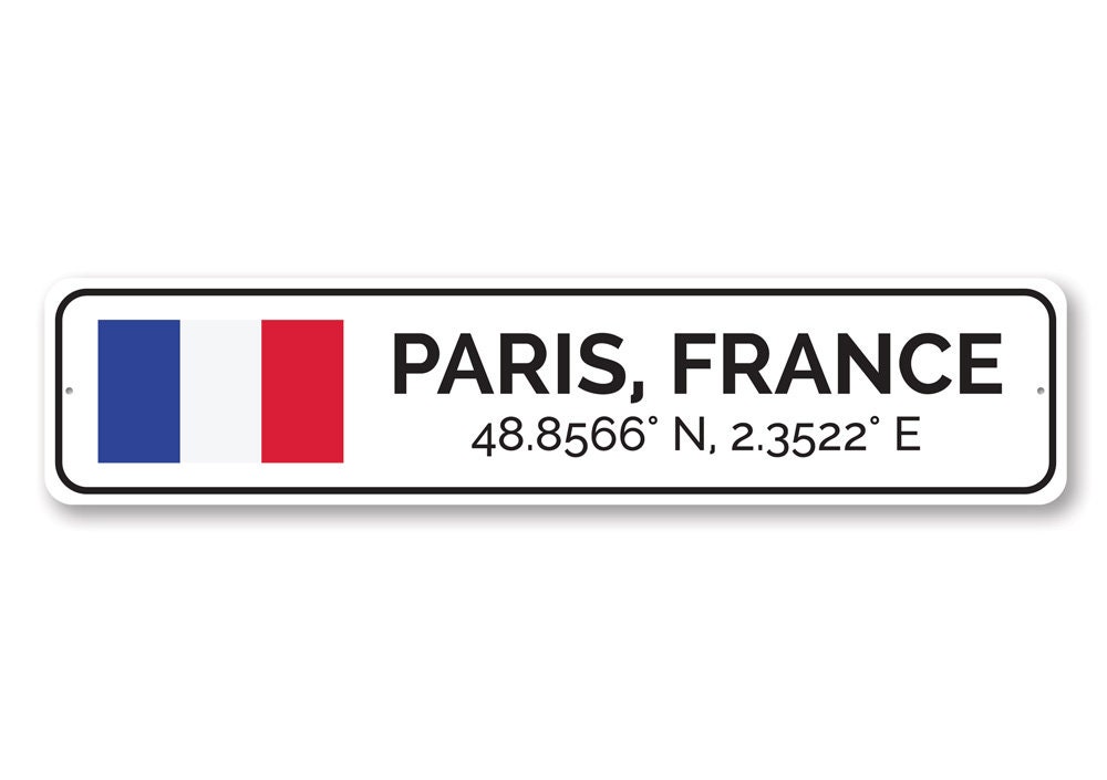 Paris France Sign France Lovers Sign French People Decor | Etsy
