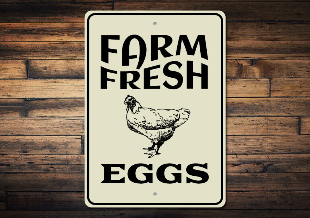 Egg Farm Sign, Farm Fresh Eggs Sign, Egg Lover Sign, Hen Decor, Hen ...