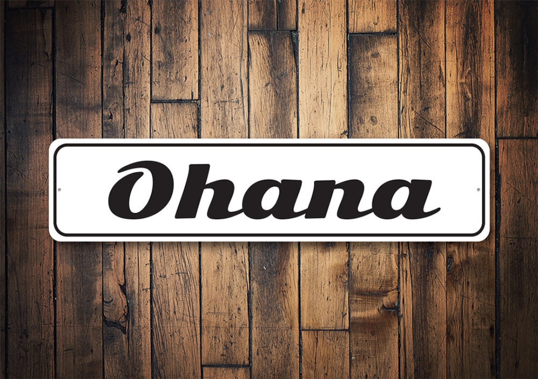 Ohana Sign, Custom Hawaii Sign, Ohana Decor, Ohana, Hawaii Family Sign ...