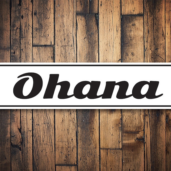 Ohana Sign - Etsy