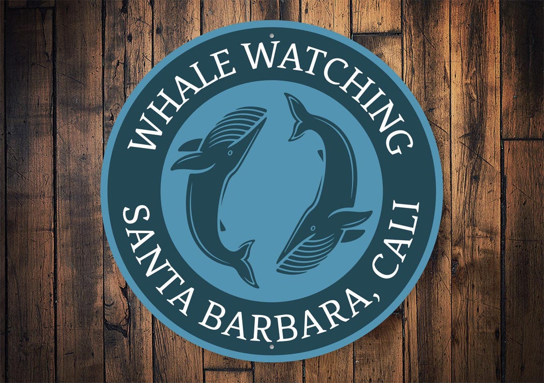 Whale Watching Sign, Custom Whale Sign, Whale Watching Location, Whale ...