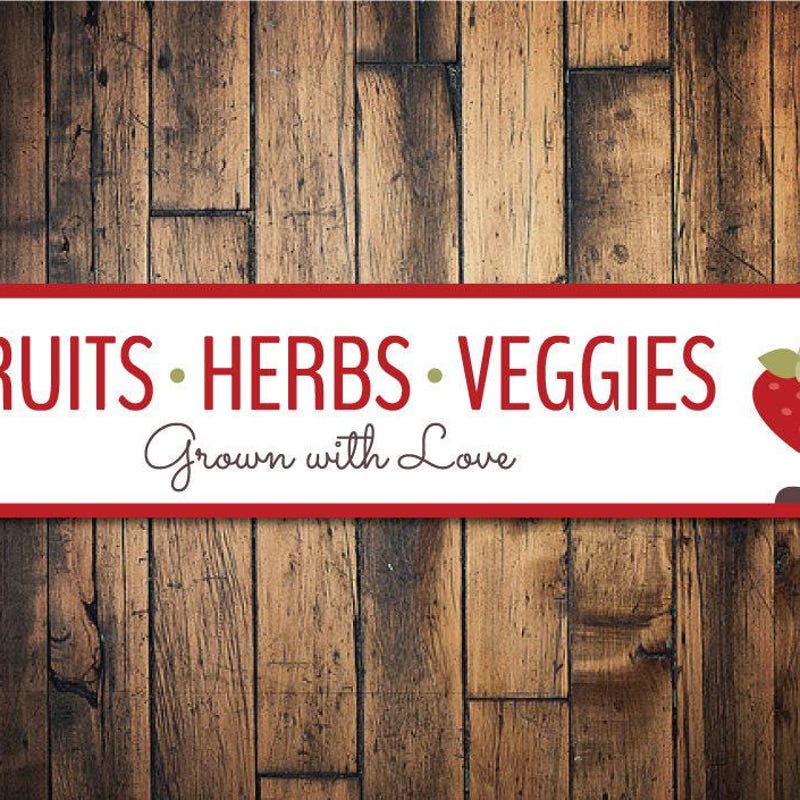 Veggie Signs - Etsy