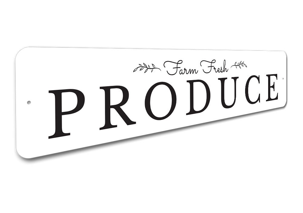 Farm Fresh Produce Farming Produce Produce Sign Decor For | Etsy