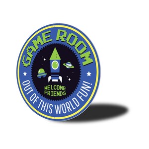 Game Room Fun Sign, Game Room Welcome, Game Room Decor, Game Room Sign ...