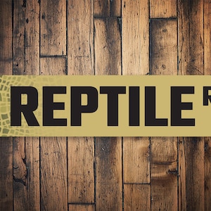 Reptile Road Sign, Reptile Lover, Snakes Decor, Zoo Signs, Zoo Animals ...
