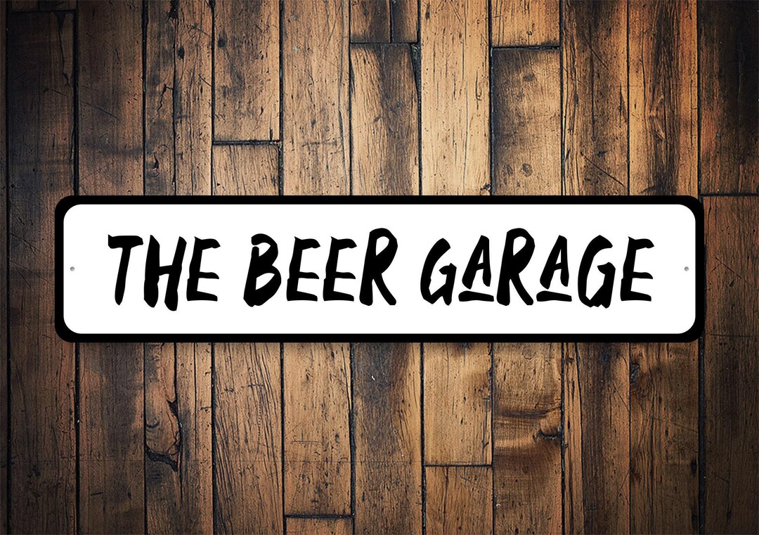 The Beer Garage Sign, Custom Beer Sign, Beer Garage, Dads Garage ...