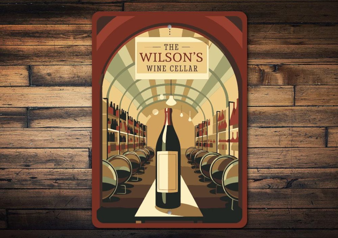 Family Wine Cellar Sign, Wine Cellar Decor, Family Winery, Wine Cellar ...