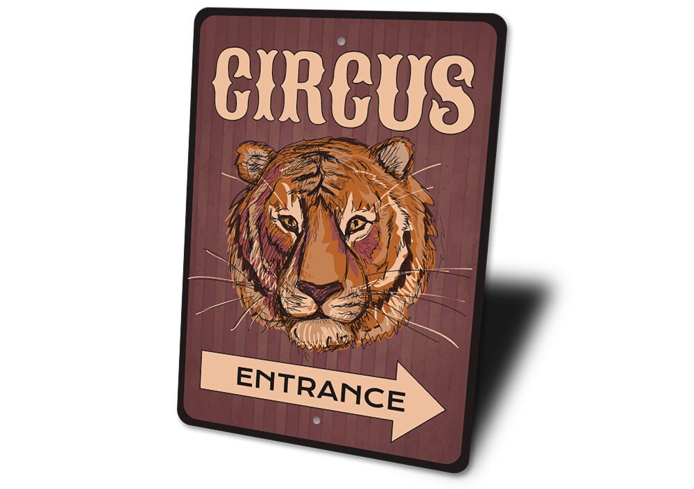 Circus Entrance Sign Circus Entry Circus Sign Vintage - Etsy