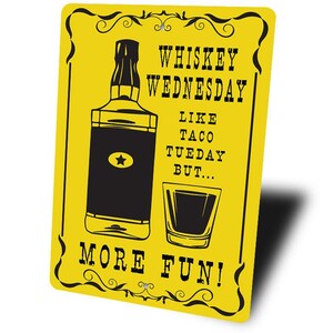 Whiskey Wednesday Sign, Whiskey Lover Sign, Whiskey Drinker, Dads ...
