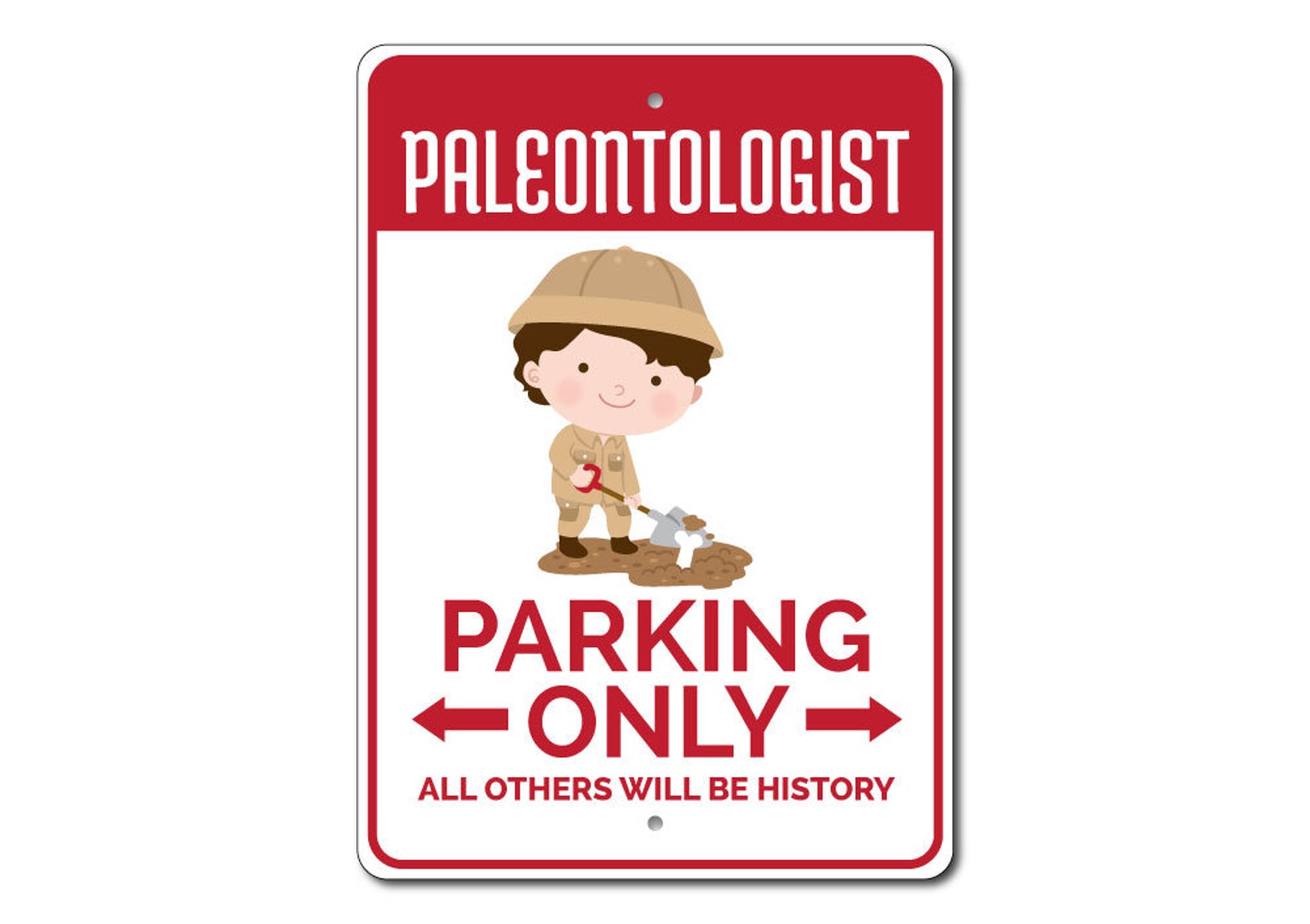 Paleontologist Parking Sign Paleontologist Gift | Etsy