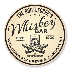 Bootlegger Whiskey Bar, Whiskey Bar, Bootlegger Bar, Bar for Whiskey ...