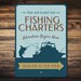 Fishing Charters Sign, Deep Sea Fishing Sign, Fisherman Gift, Fish ...