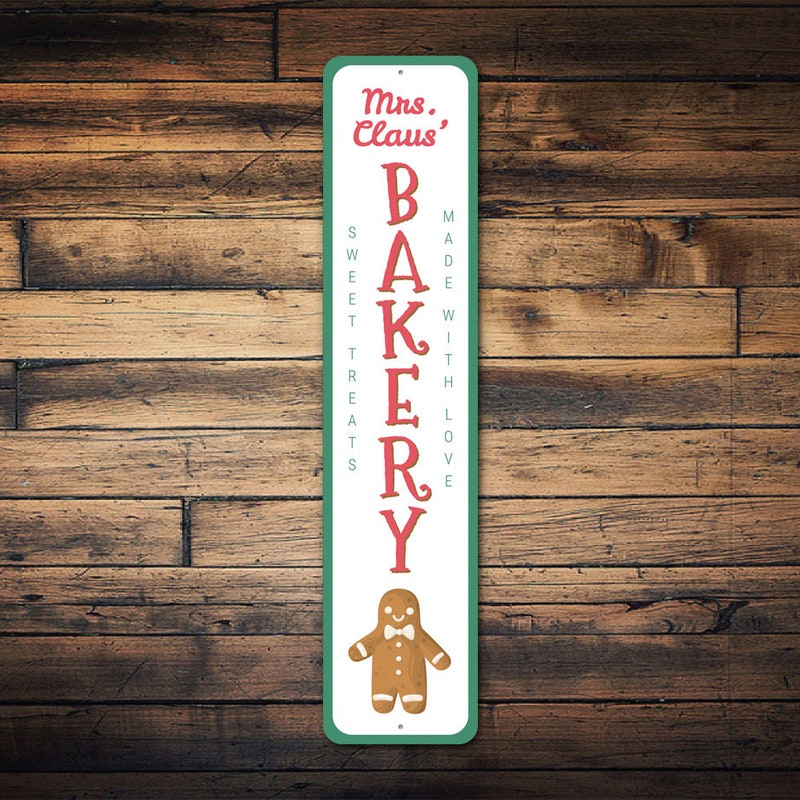 Mrs Claus Bakery Sign - Etsy