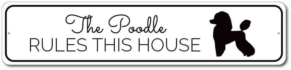Poodle Sign Poodle Gift Poodle Decor Poodle Owner Gift | Etsy