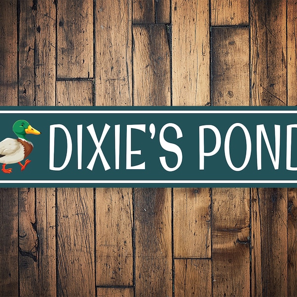 Duck Pond Sign - Etsy
