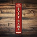 Boat Ramp Sign, Personalized Vertical Lake Name Sign, Custom Arrow This ...