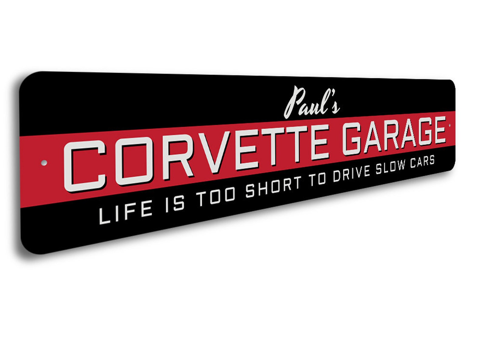 Custom Corvette Sign Corvette Gift Gift for Corvette Garage - Etsy