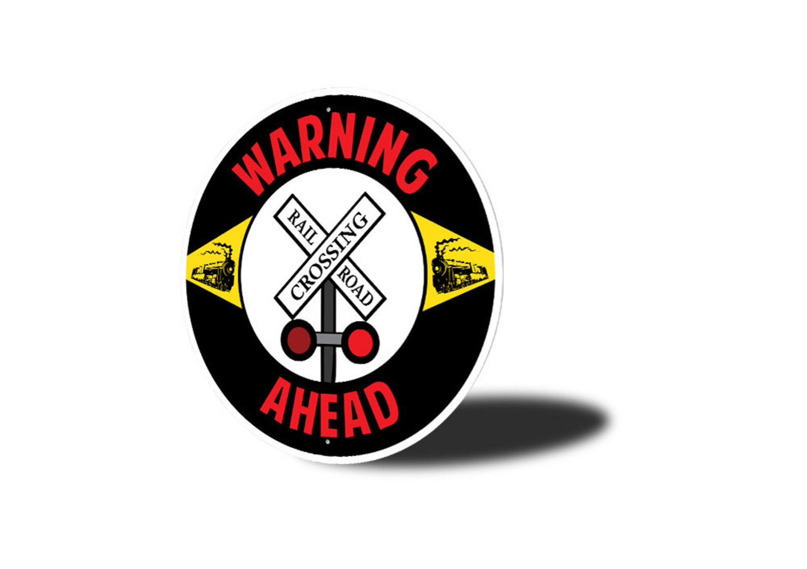 Train Warning Sign Railroad Crossing Train Xing Warning | Etsy