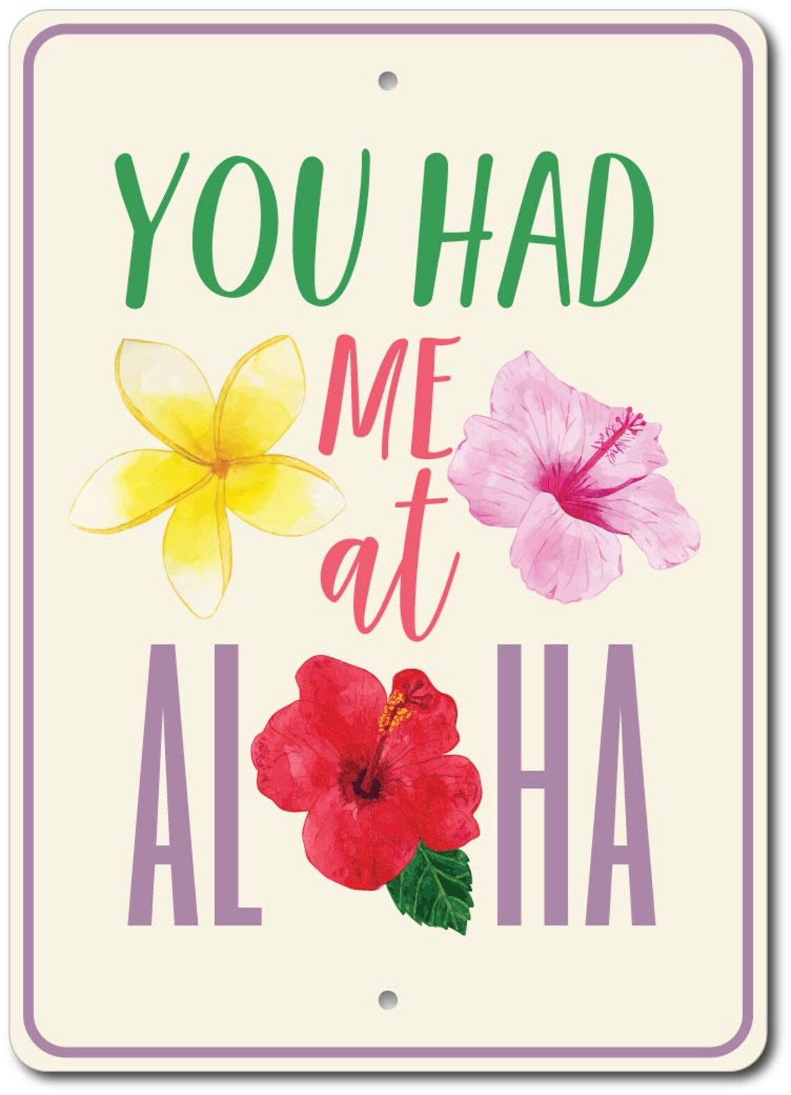 Aloha Beach Sign Aloha Decor Aloha Sign Funny Beach Sign - Etsy
