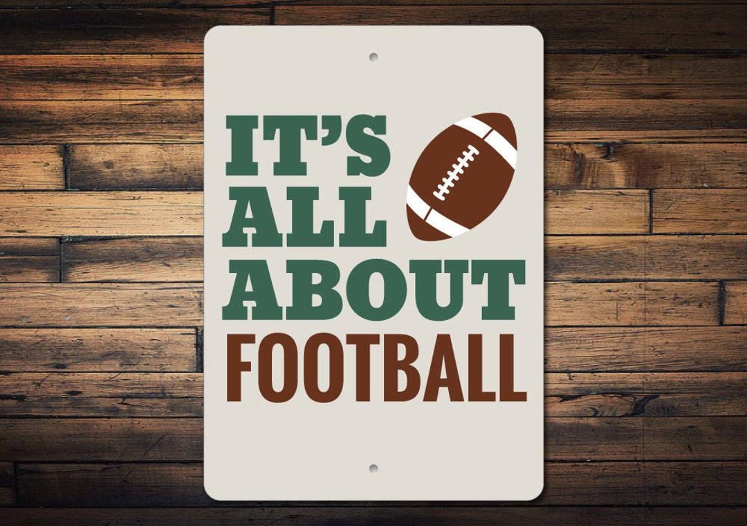 Football Decor, Football Gift, Football Sign, Football Lover Gift, Man ...