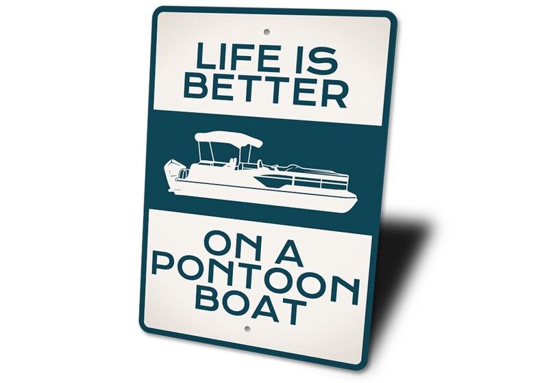Pontoon Boat Sign Pontoon Boat Life Pontoon Owner Pontoon - Etsy