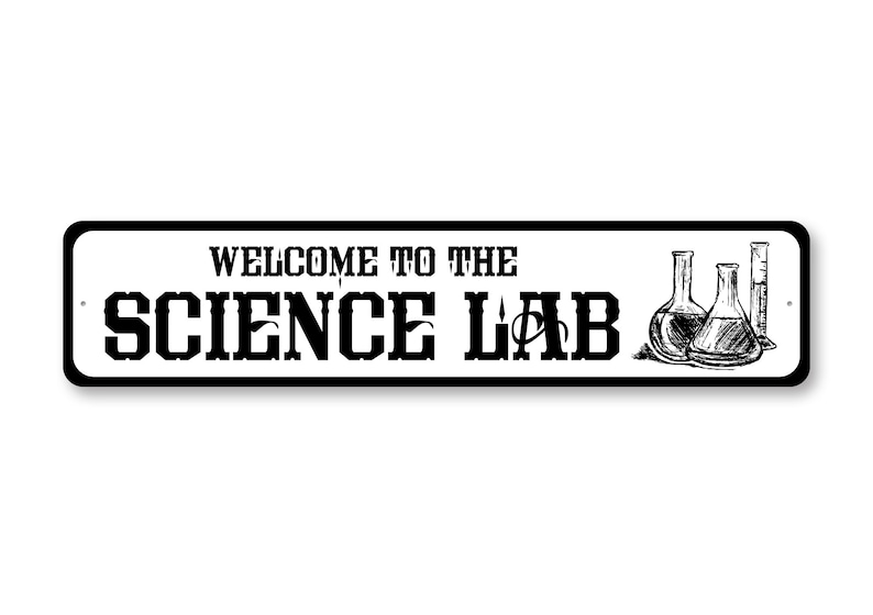 Vintage Science Lab Sign Rustic Science Lab Science Lab - Etsy