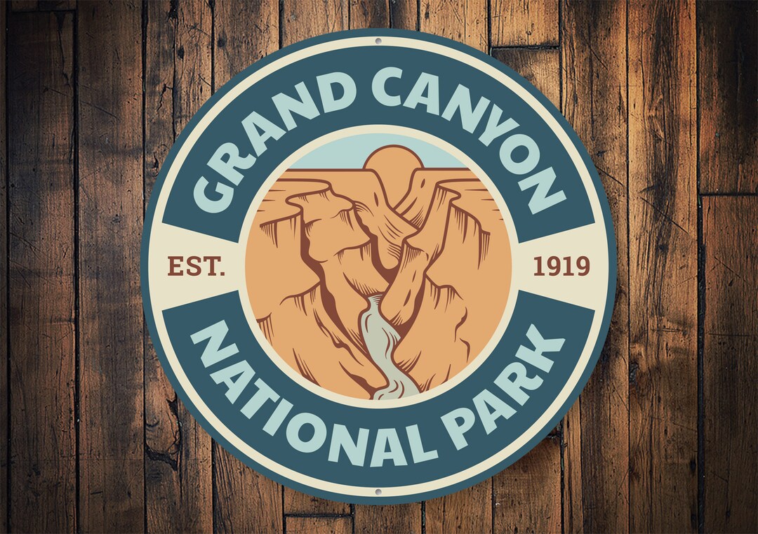 Grand Canyon Sign, Grand Canyon Decor, National Park Sign, Park Decor ...