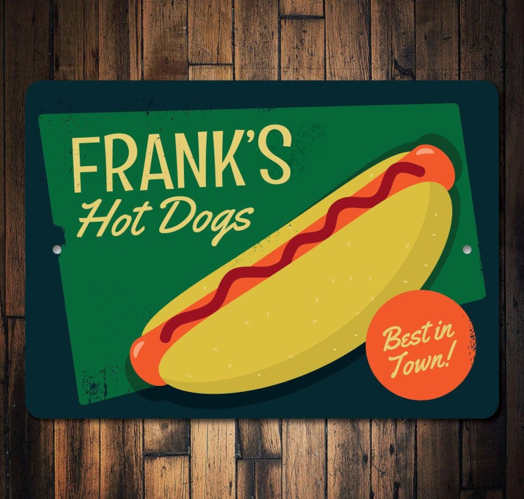 Hot Dogs Sign, Hot Dog Decor, Hot Dog Sign, Food Truck Sign, Foodie ...